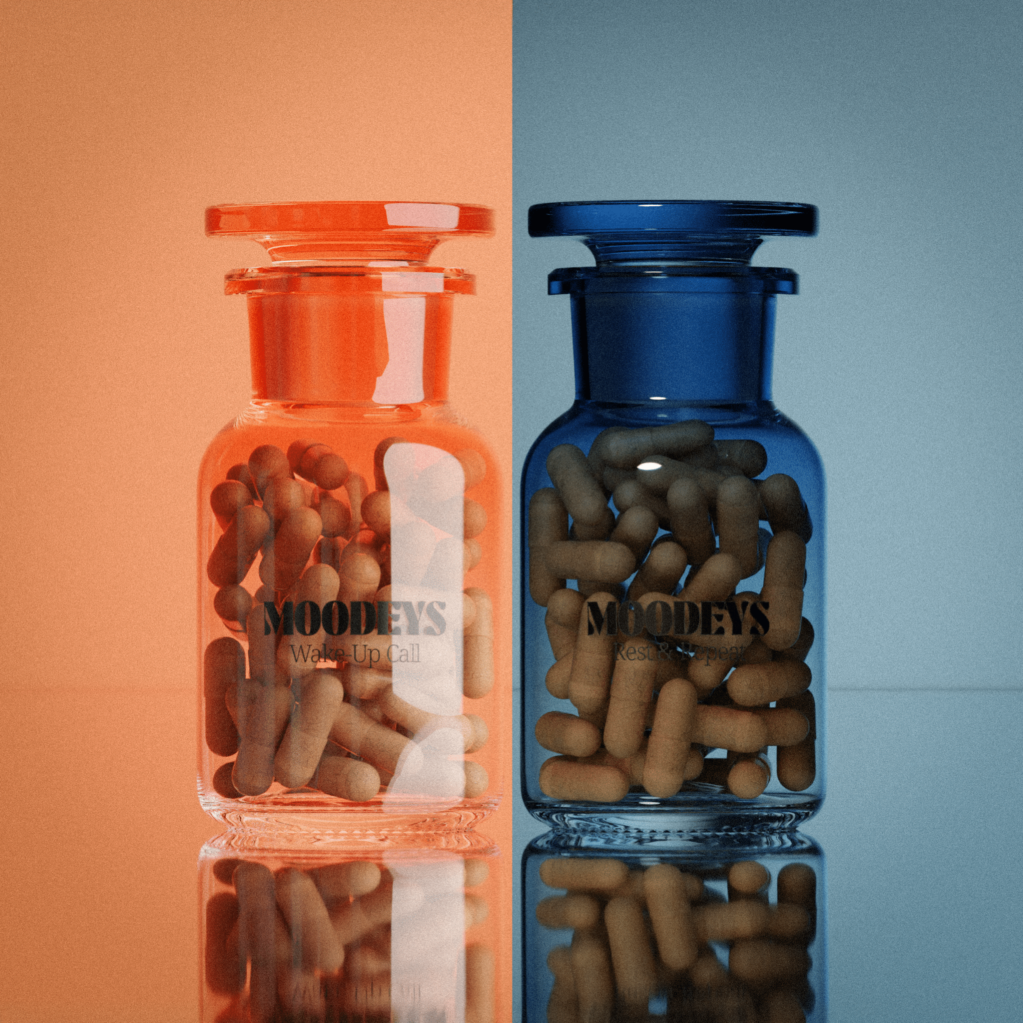 Rise & Rest Duo Wellness Supplement | Moodeys